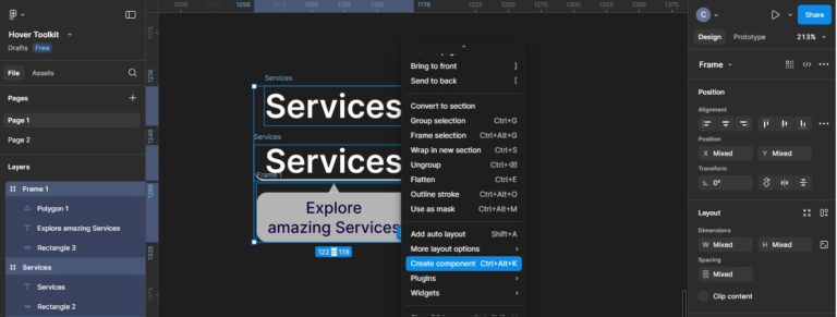 Figma Hover Tooltip And Button Click Step By Step Guide To Create Interactive Ui